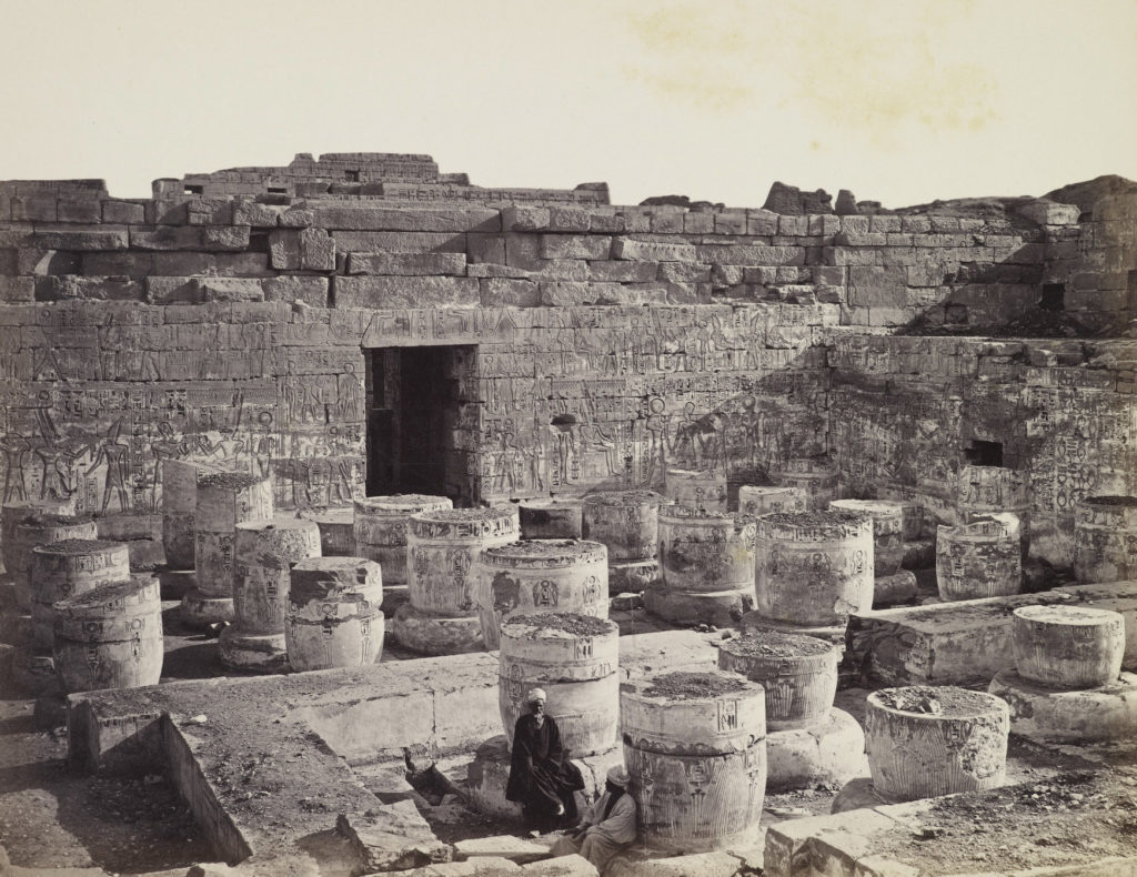 Medinet Habou - Remains of Hall of Columns - Explore Luxor