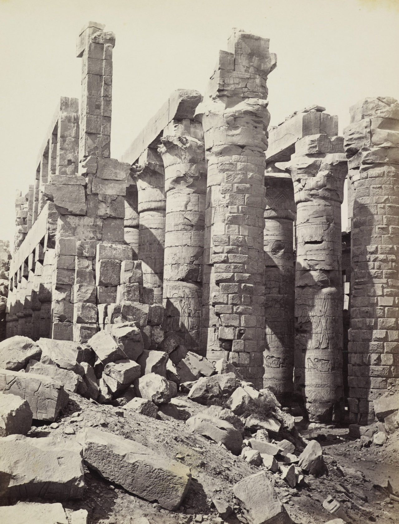 Carnac - Columns of the Great Hall - Explore Luxor