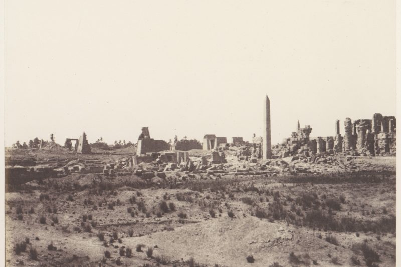 Armant (Hermonthis), General View of the Ruins -Temple and Mammisi ...
